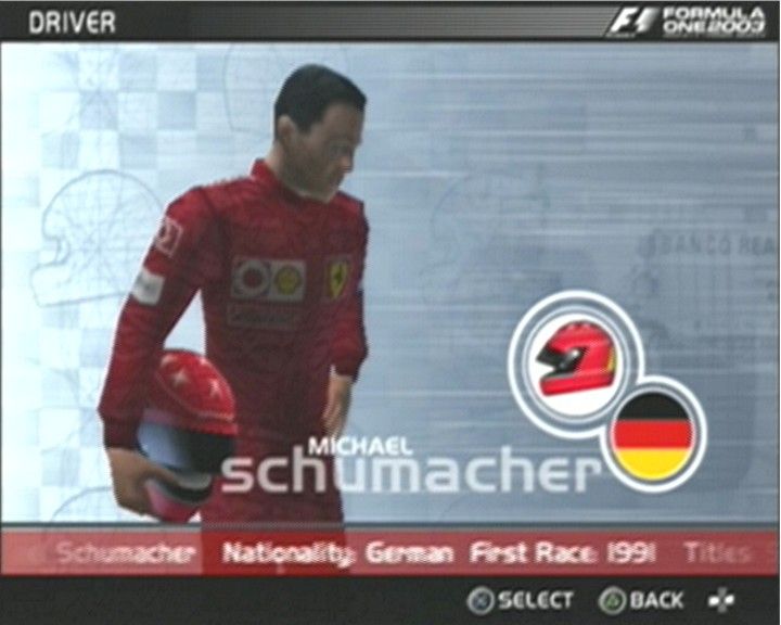 Screenshot of Formula One 2003 (PlayStation 2, 2003) - MobyGames