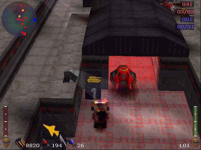 Screenshot of Future Cop: L.A.P.D. (PlayStation, 1998) - MobyGames