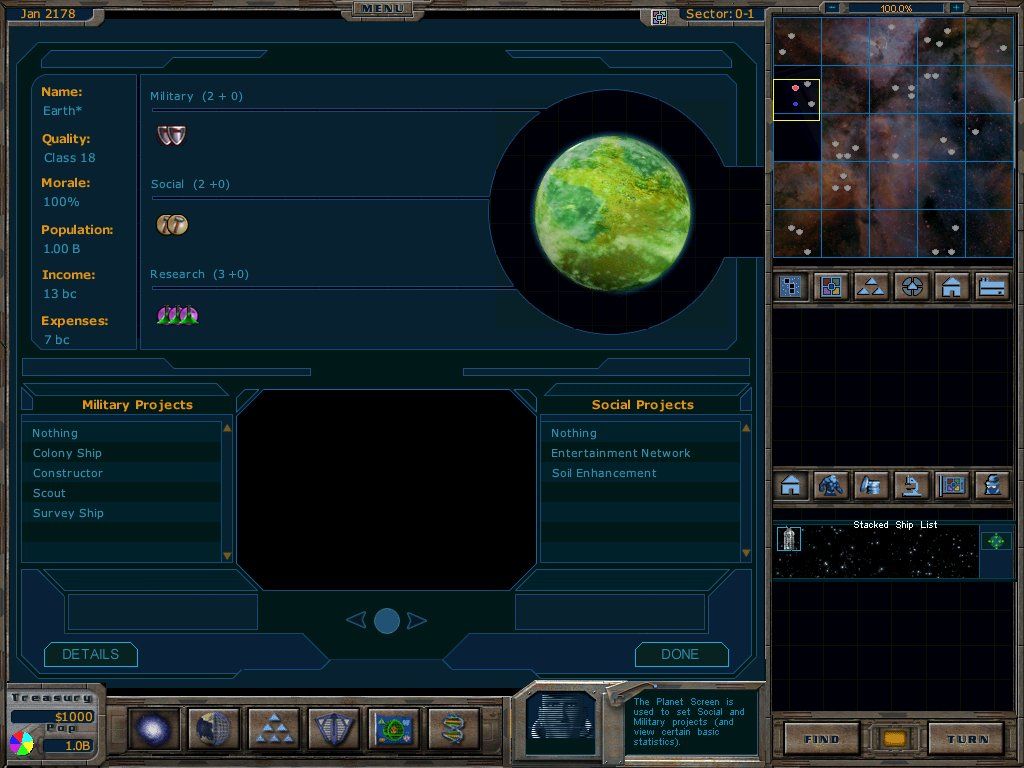 Screenshot of Galactic Civilizations (Windows, 2003) - MobyGames