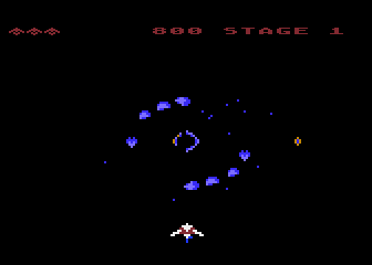 Screenshot of Gyruss (Atari 5200, 1983) - MobyGames