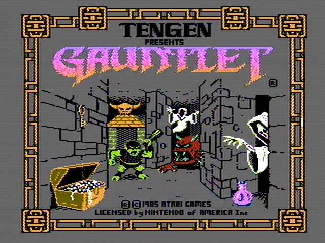 Screenshot of Gauntlet (NES, 1988) - MobyGames