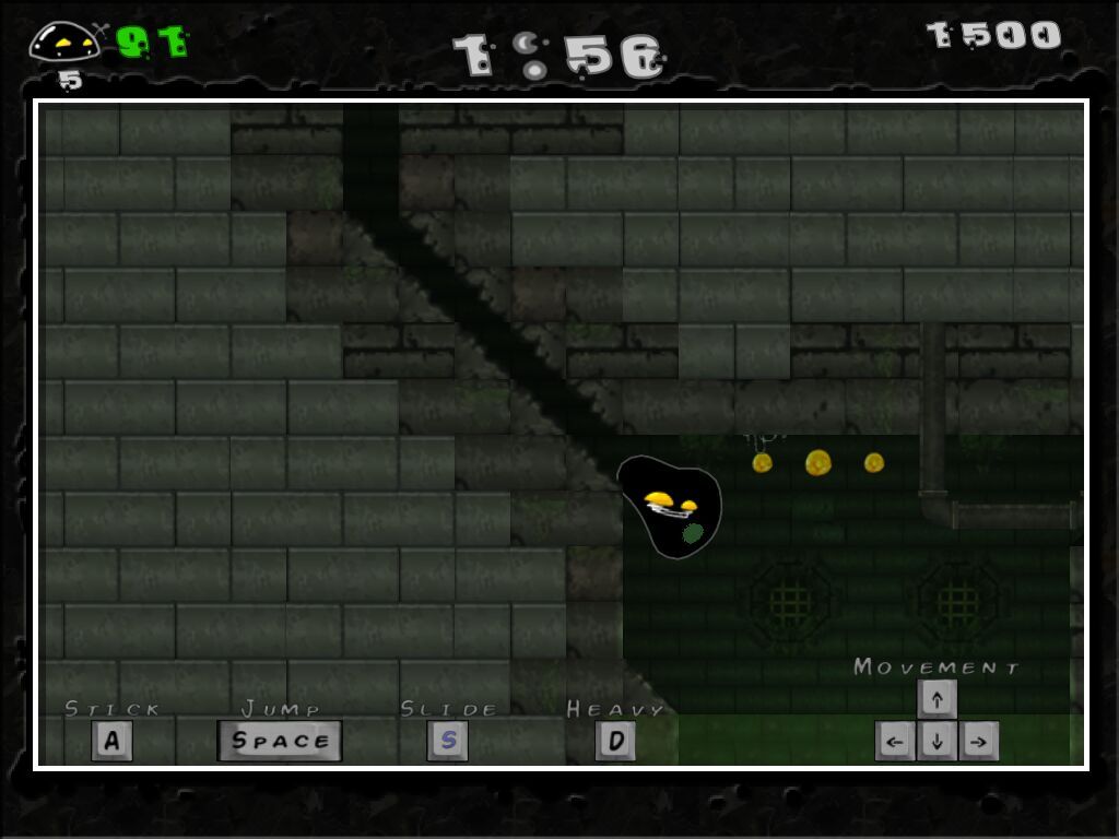 Screenshot of Gish (Windows, 2004) - MobyGames