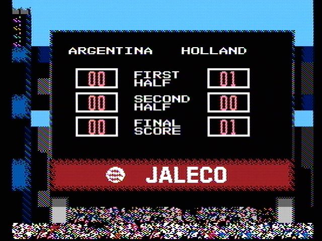 Screenshot of Goal! (NES, 1988) - MobyGames