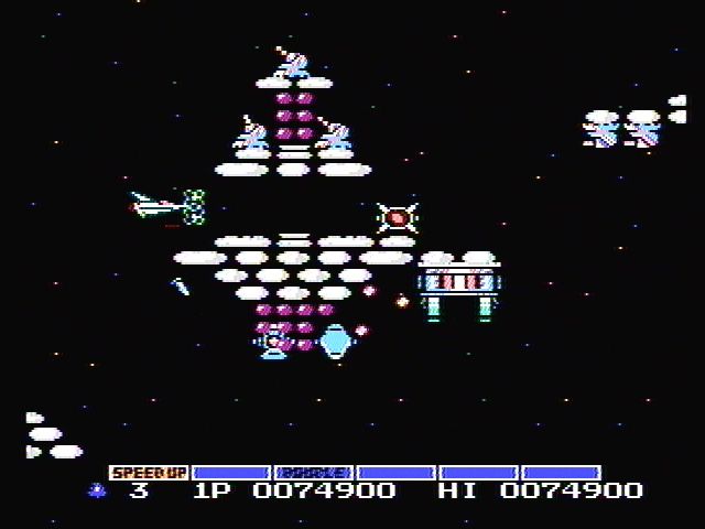 Screenshot of Gradius (NES, 1985) - MobyGames