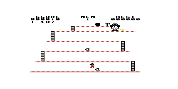 Screenshot of Log Run (VIC-20, 1983) - MobyGames