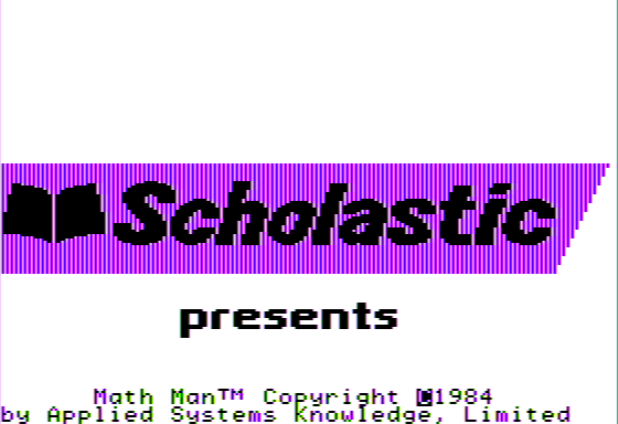 Math Man (1984) - MobyGames