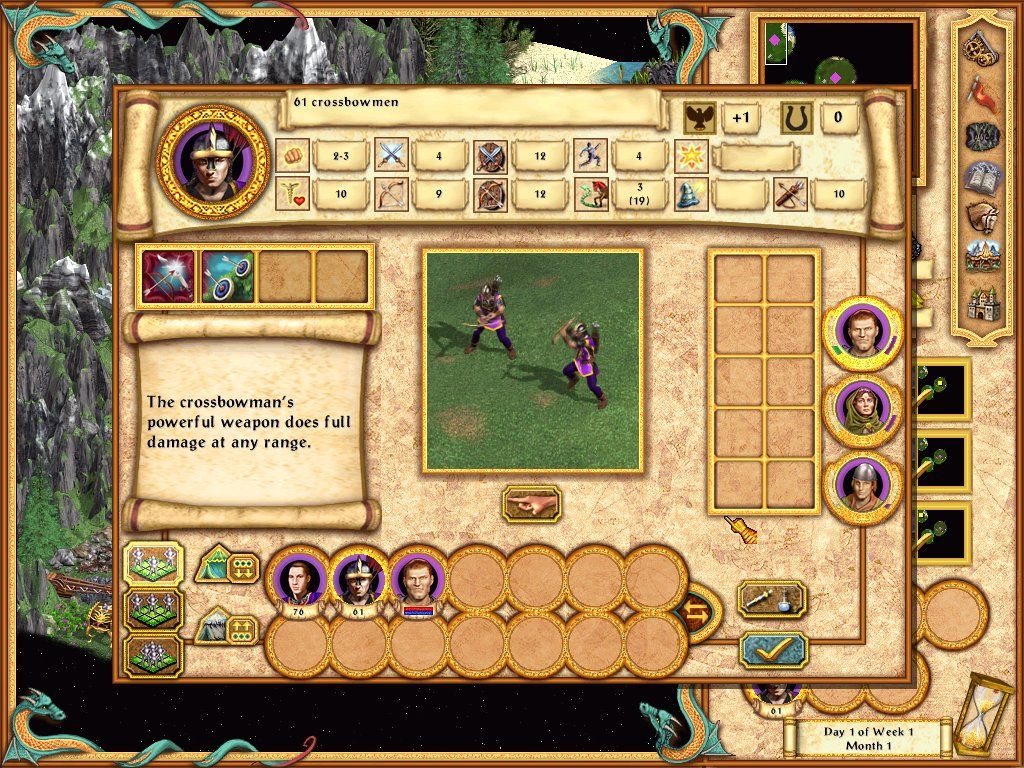 Screenshot of Heroes of Might and Magic IV (Windows, 2002) - MobyGames