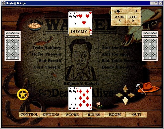 Screenshot of Hoyle Bridge (Windows, 1996) - MobyGames