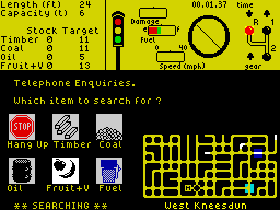 Screenshot of Juggernaut (ZX Spectrum, 1985) - MobyGames