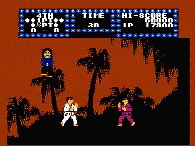 Screenshot of Karate Champ (NES, 1984) - MobyGames