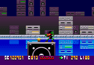 Screenshot of Zool (Genesis, 1992) - MobyGames