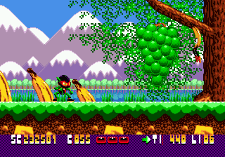 Screenshot of Zool (Genesis, 1992) - MobyGames