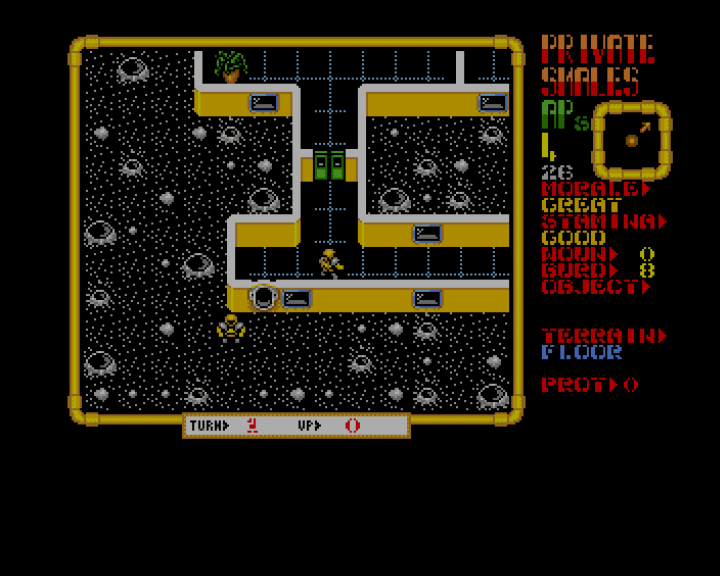 Screenshot of Laser Squad (Amiga, 1988) - MobyGames