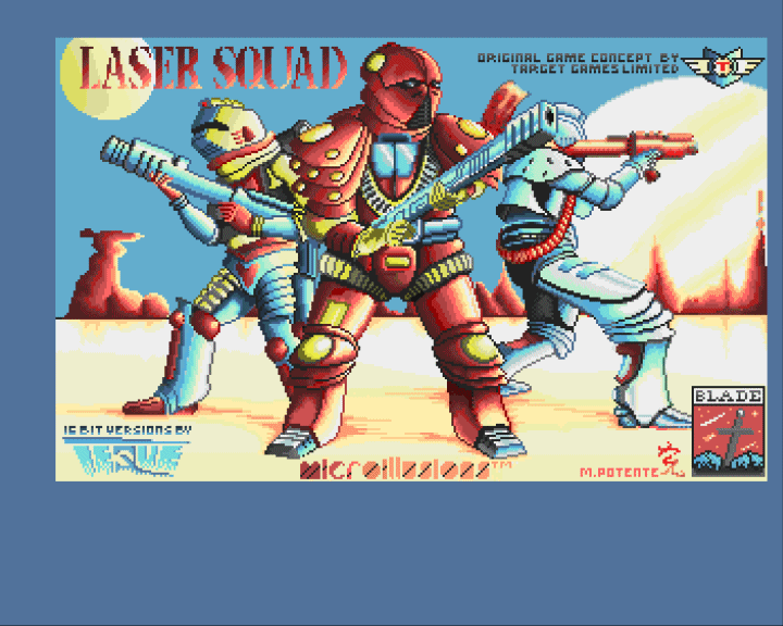 Screenshot of Laser Squad (Amiga, 1988) - MobyGames