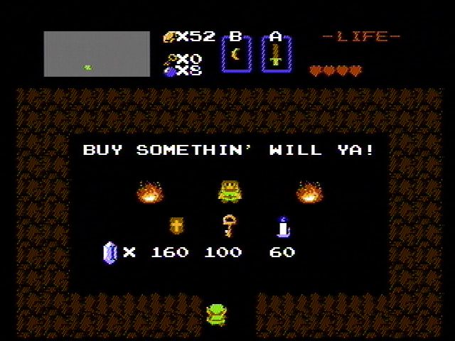 Screenshot of The Legend of Zelda (NES, 1986) - MobyGames