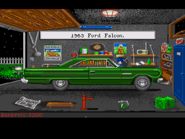 Screenshot of Street Rod 2: The Next Generation (Amiga, 1991) - MobyGames