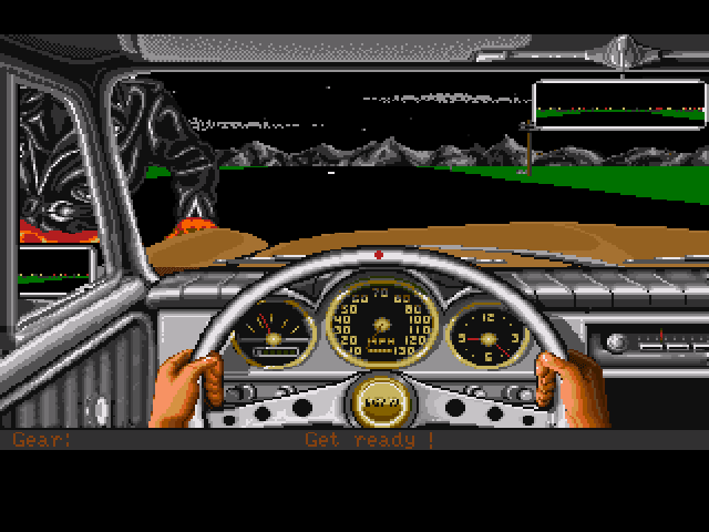 Screenshot of Street Rod 2: The Next Generation (Amiga, 1991) - MobyGames