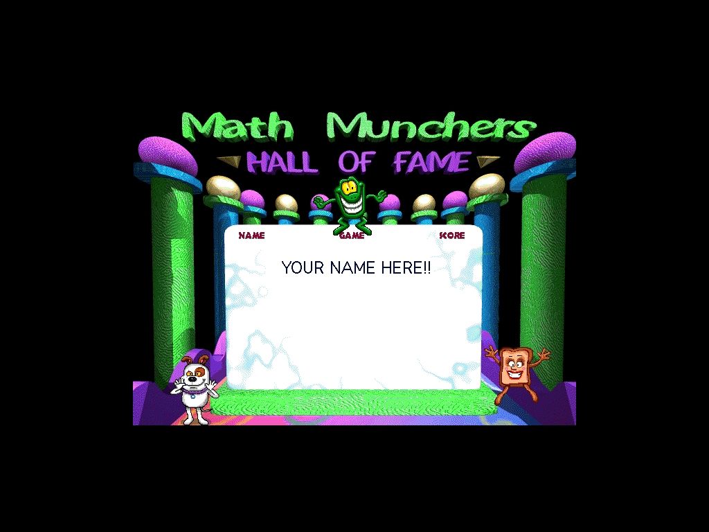 Screenshot of Math Munchers Deluxe (Windows, 1995) - MobyGames