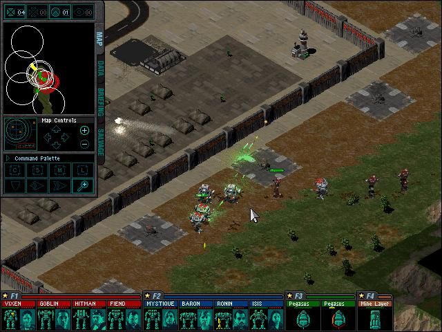 Screenshot of Mech Commander (Windows, 1998) - MobyGames