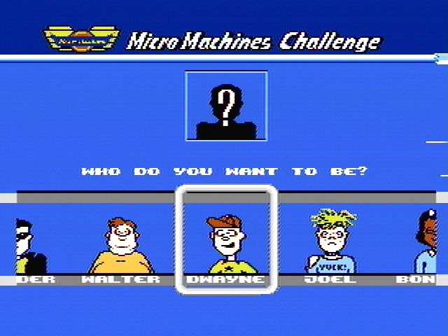 Screenshot of Micro Machines (NES, 1991) - MobyGames