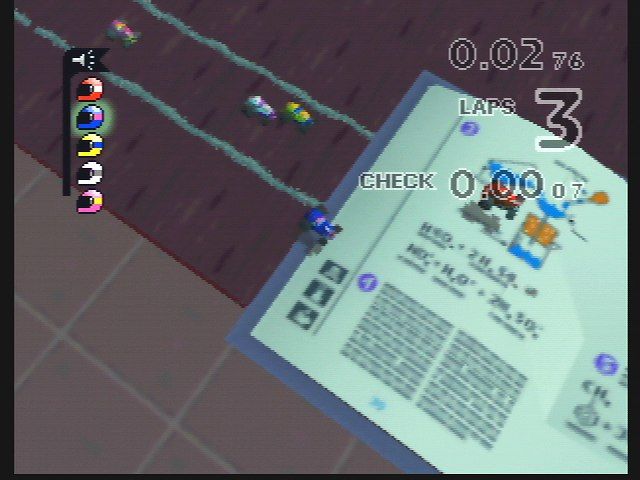 Screenshot of Micro Machines 64 Turbo (Nintendo 64, 1999) - MobyGames
