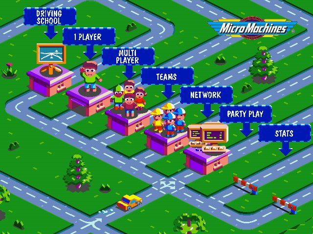 Screenshot of Micro Machines V3 (Windows, 1997) - MobyGames