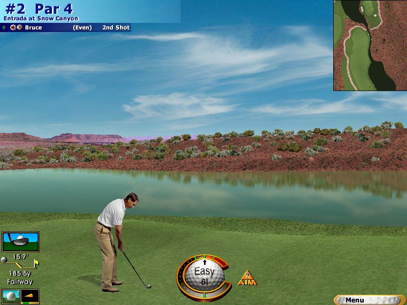 Screenshot of Microsoft Golf 2001 Edition (Windows, 2000) - MobyGames
