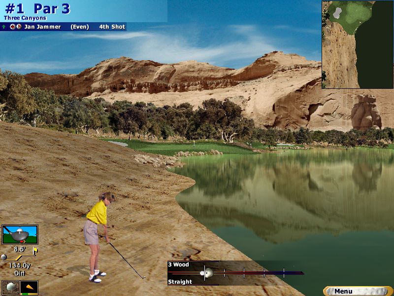 Screenshot of Microsoft Golf 2001 Edition (Windows, 2000) - MobyGames