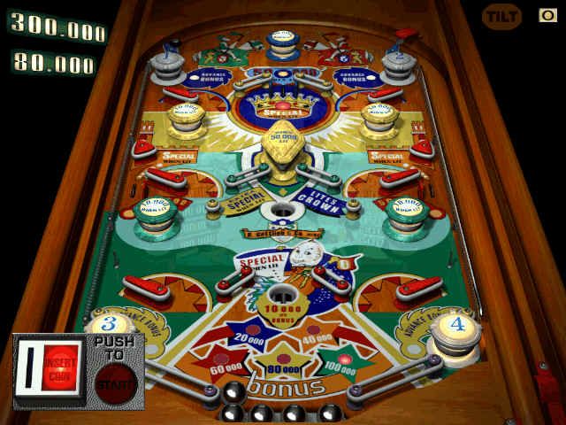 Screenshot of Microsoft Pinball Arcade (Windows, 1998) - MobyGames