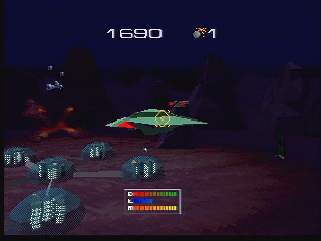Screenshot of Missile Command 3D (Jaguar, 1995) - MobyGames