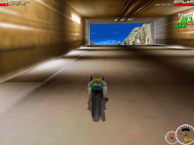 Screenshot of Moto Racer (Windows, 1997) - MobyGames