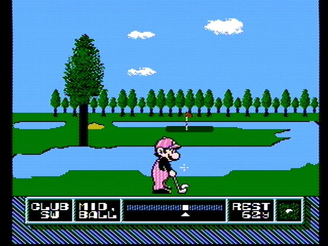 Screenshot of NES Open Tournament Golf (NES, 1991) - MobyGames