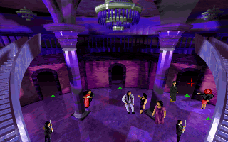 Screenshot of BloodNet (DOS, 1993) - MobyGames