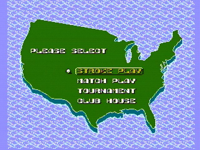 Screenshot of NES Open Tournament Golf (NES, 1991) - MobyGames