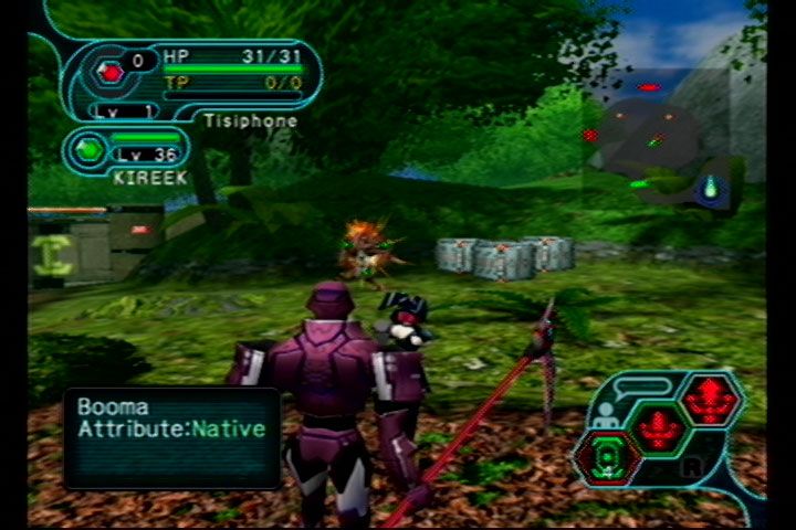 Screenshot of Phantasy Star Online: Episode I & II (GameCube, 2002) - MobyGames