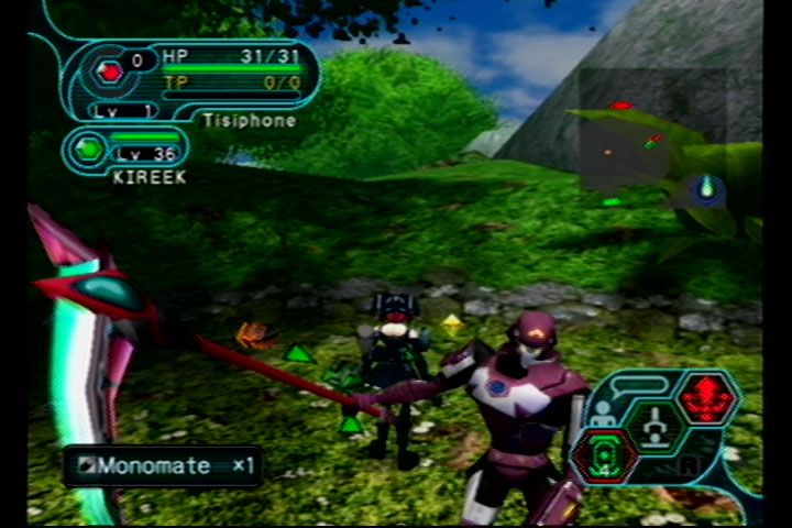 Screenshot of Phantasy Star Online: Episode I & II (GameCube, 2002) - MobyGames