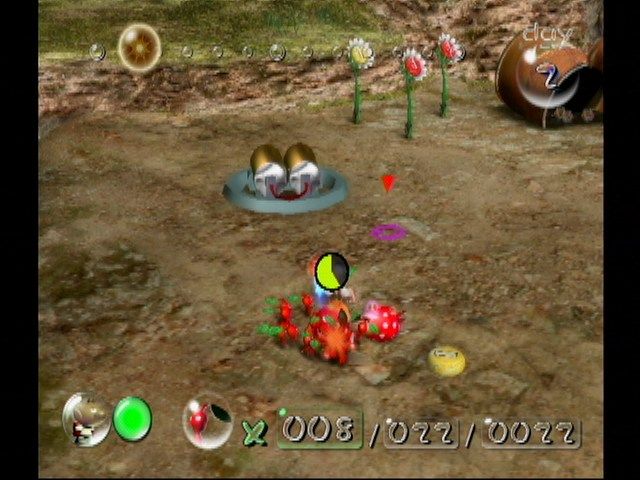 Screenshot of Pikmin (GameCube, 2001) - MobyGames