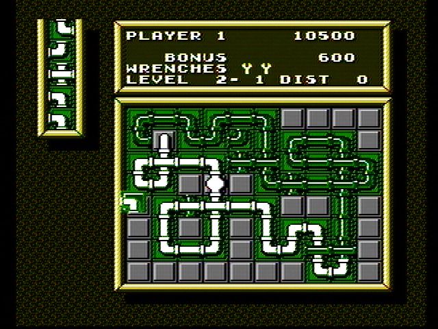 Screenshot of Pipe Dream (NES, 1989) - MobyGames