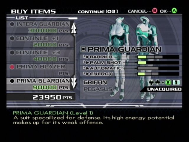 Screenshot of P.N.03 (GameCube, 2003) - MobyGames
