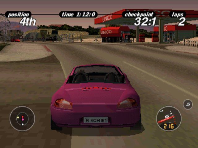 Screenshot of Porsche Challenge (PlayStation, 1997) - MobyGames