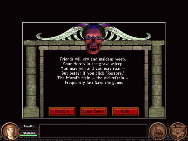 Screenshot of Quest for Glory V: Dragon Fire (Windows, 1998) - MobyGames