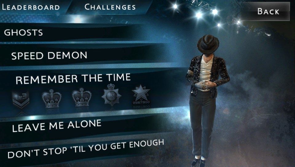Screenshot of Michael Jackson: The Experience 3D (PS Vita, 2011) - MobyGames