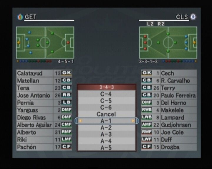 Screenshot of World Soccer: Winning Eleven 9 (PlayStation 2, 2005 ...