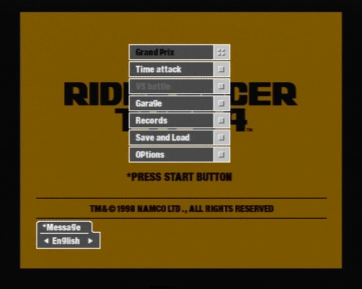 Screenshot of R4: Ridge Racer Type 4 (PlayStation, 1998) - MobyGames