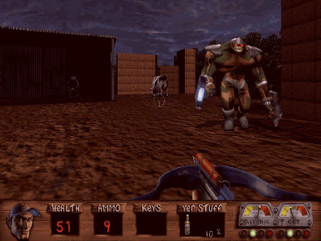 Screenshot of Redneck Rampage (DOS, 1997) - MobyGames