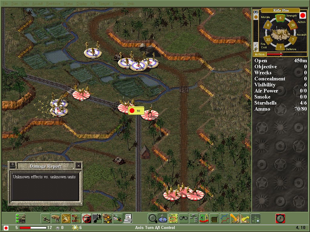 Screenshot of TalonSoft's Rising Sun (Windows, 2000) - MobyGames