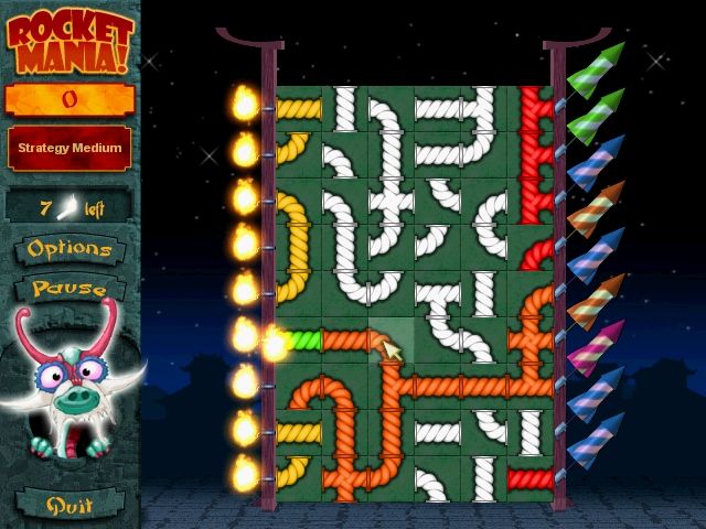 Screenshot of Rocket Mania! Deluxe (Windows, 2003) - MobyGames