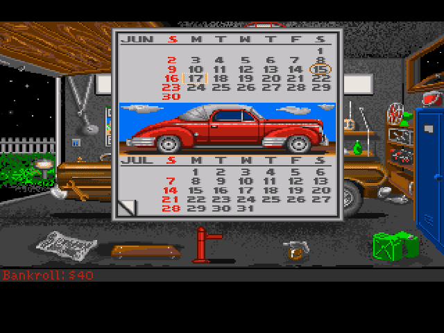 Screenshot of Street Rod 2: The Next Generation (Amiga, 1991) - MobyGames