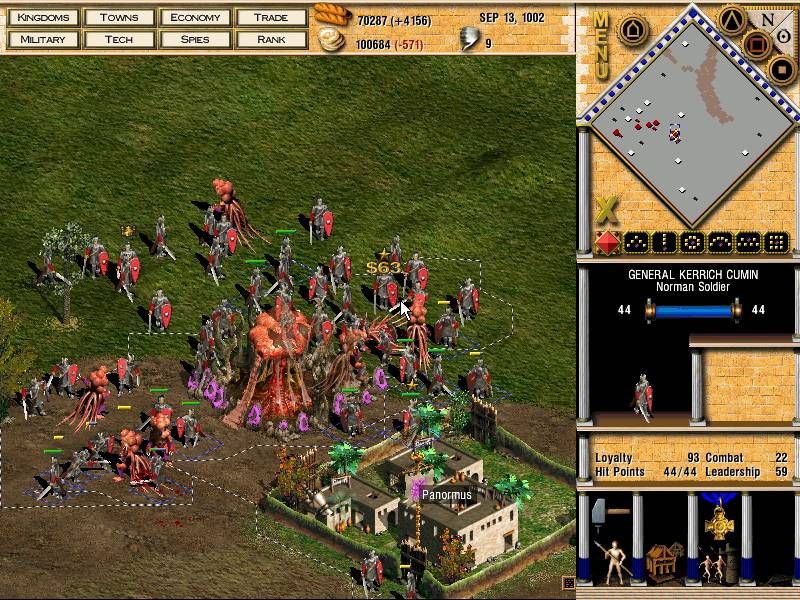 Screenshot of Seven Kingdoms II: The Fryhtan Wars (Windows, 1999 ...