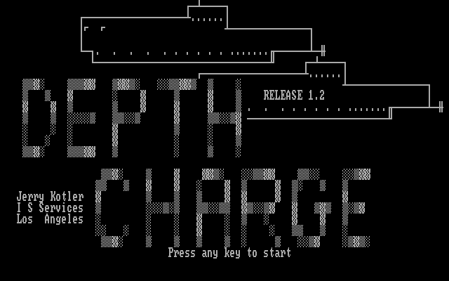 Depth Charge (1982) - MobyGames